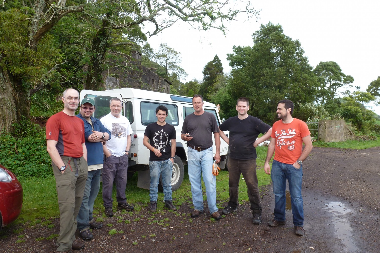 Day 3 sampling team – Kille and Morgan lab group - Cardiff University